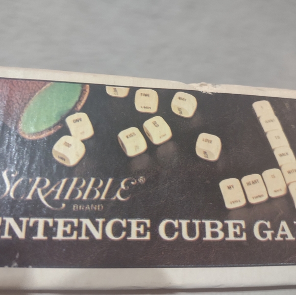 selchow & righters | Games | Vintage Scrabble Cubes Game | Poshmark